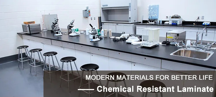 Chemical Resistant Phenolic Compact Laminate Countertop HPL Laboratory ...