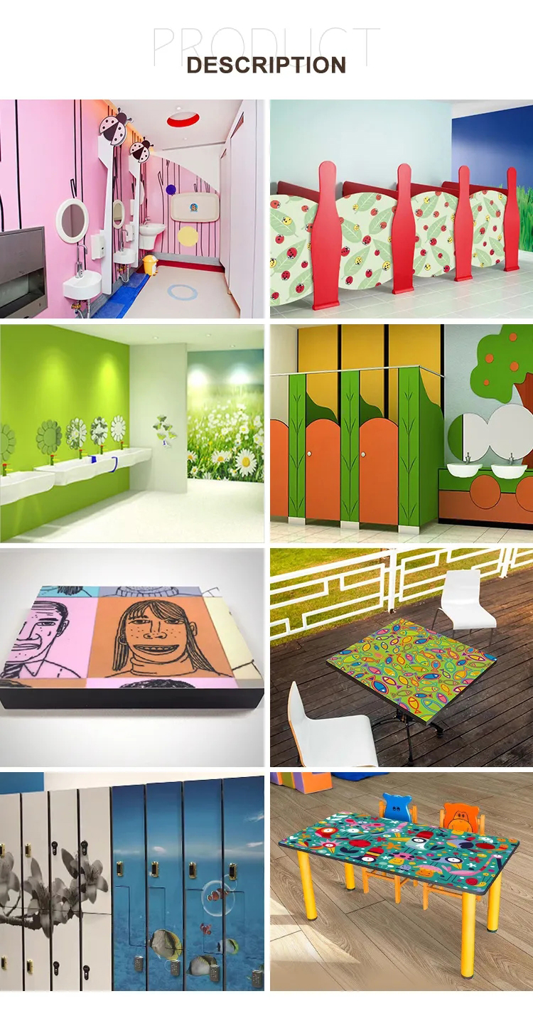 Colorful Art Printed Hpl Compact Laminate Panel - POLYBETT